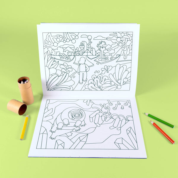 coloring book shopping