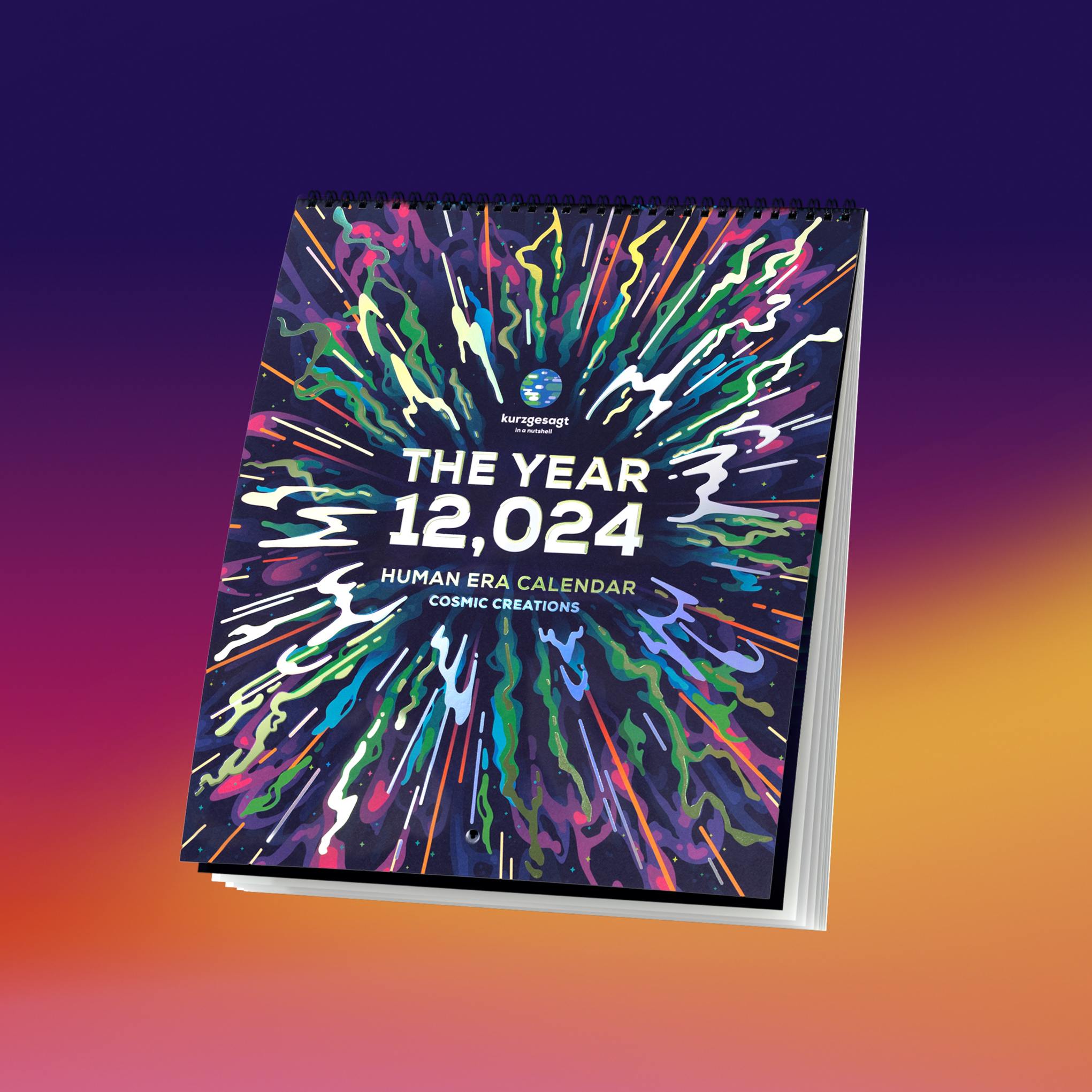 12 024 Human Era Calendar Cosmic Creations The Kurzgesagt Shop 12 024 Human Era Calendar Cosmic Creations The Kurzgesagt Shop