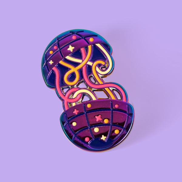 Wormhole Enamel Pin – the kurzgesagt shop