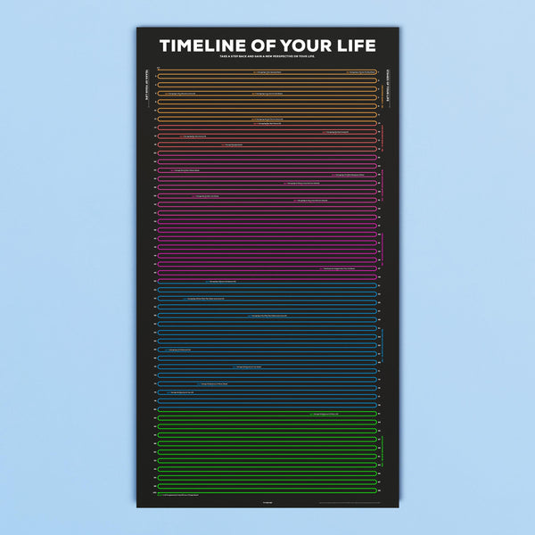 Timeline of Your Life Infographic Poster – the kurzgesagt shop