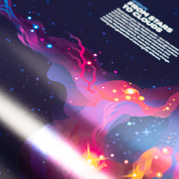 Stellar Life Cycle Poster – Shiny Foil Infographic – the kurzgesagt shop