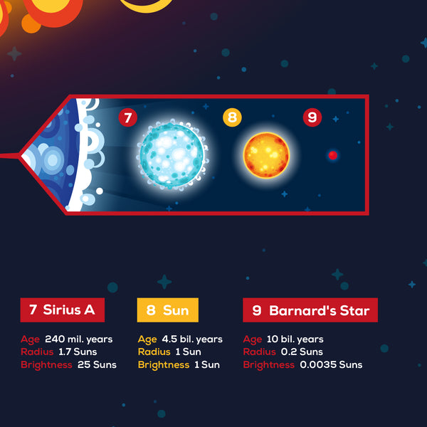 Very Large Stars Infographic Poster – the kurzgesagt shop