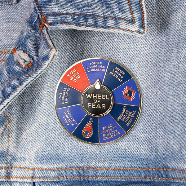 *LIMITED EDITION* Wheel of Fear Pin – the kurzgesagt shop