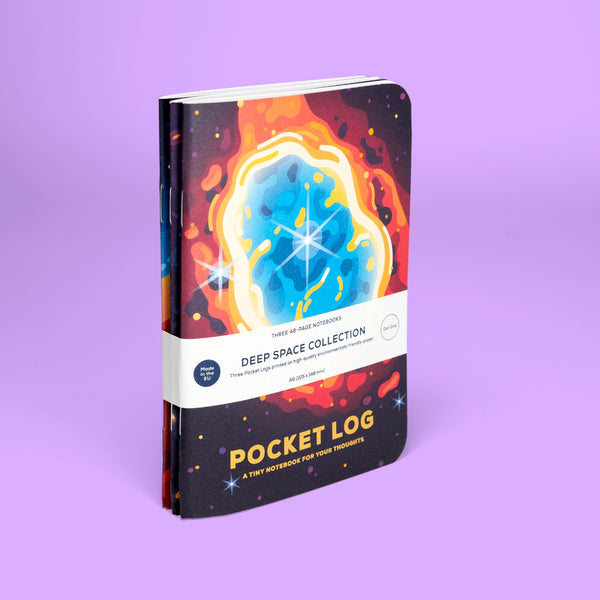 Pocket Log – Deep Space Collection (Set of 3) – the kurzgesagt shop